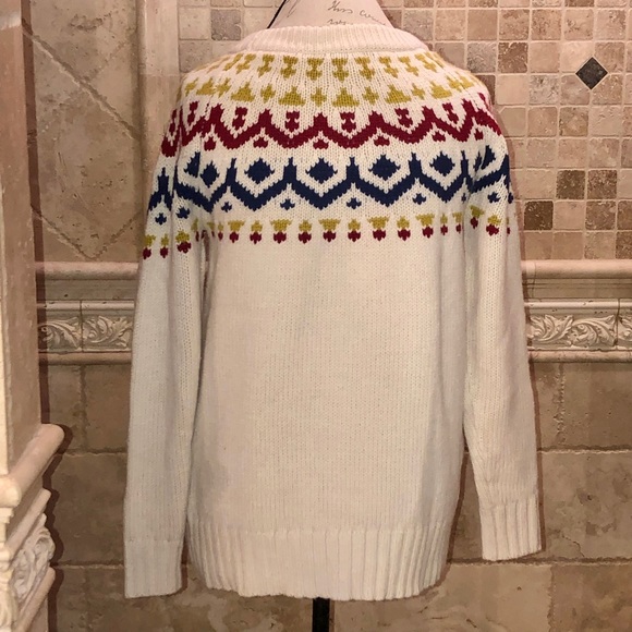 J. Crew | Sweaters | J Crew Fair Isle Ivan Crewneck Wool Knit Sweater ...